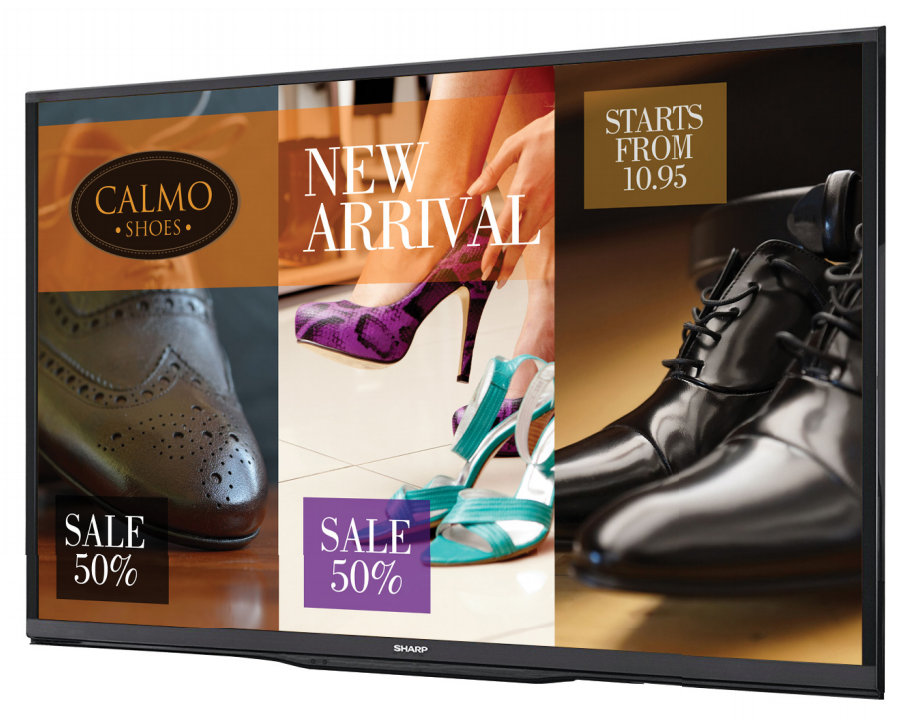 SHARP PN-Q601 60” Full HD commercial display – SingaporeDigitalSignage
